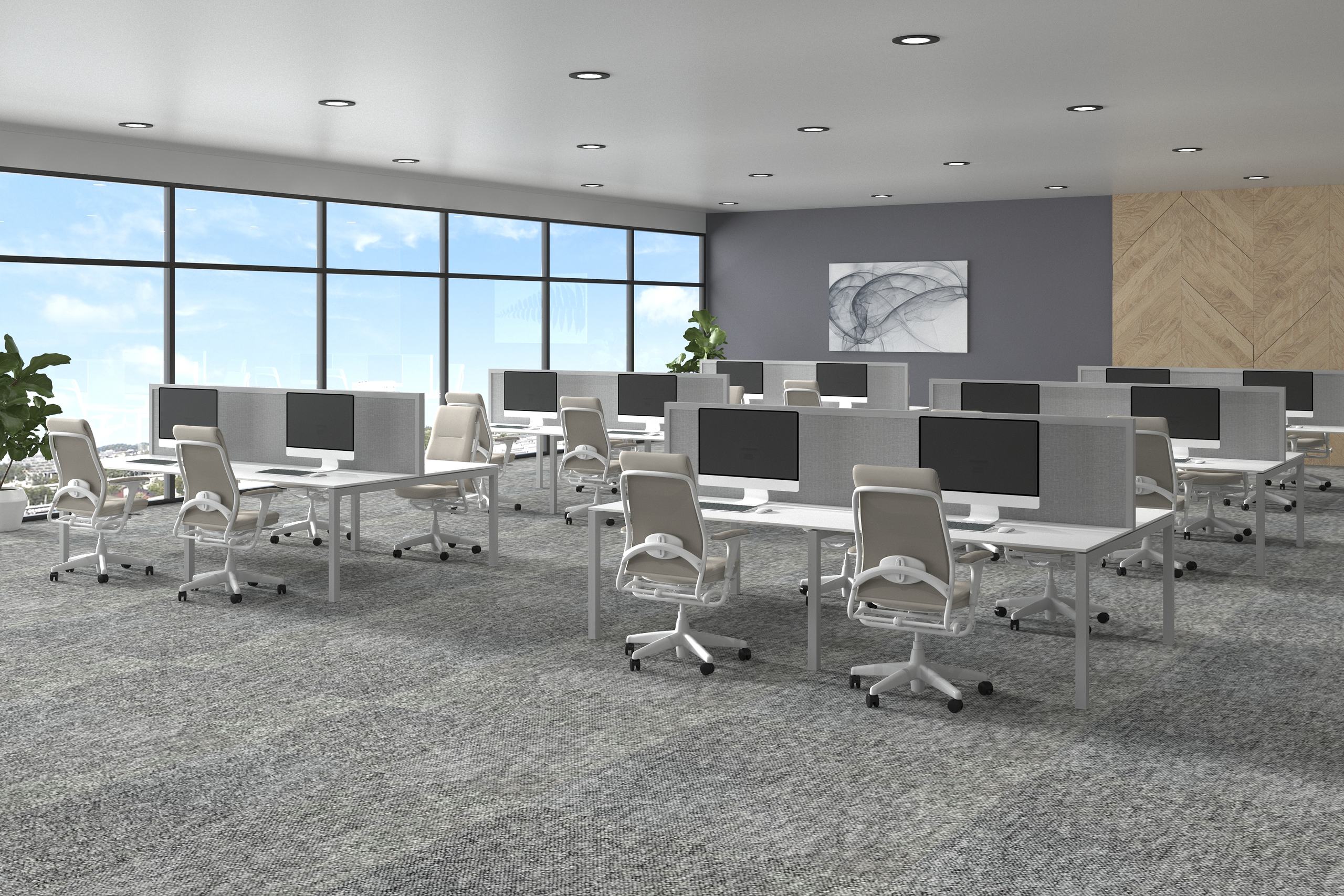 Cubicle Offices | VIRTUAL STAGING CATALOG