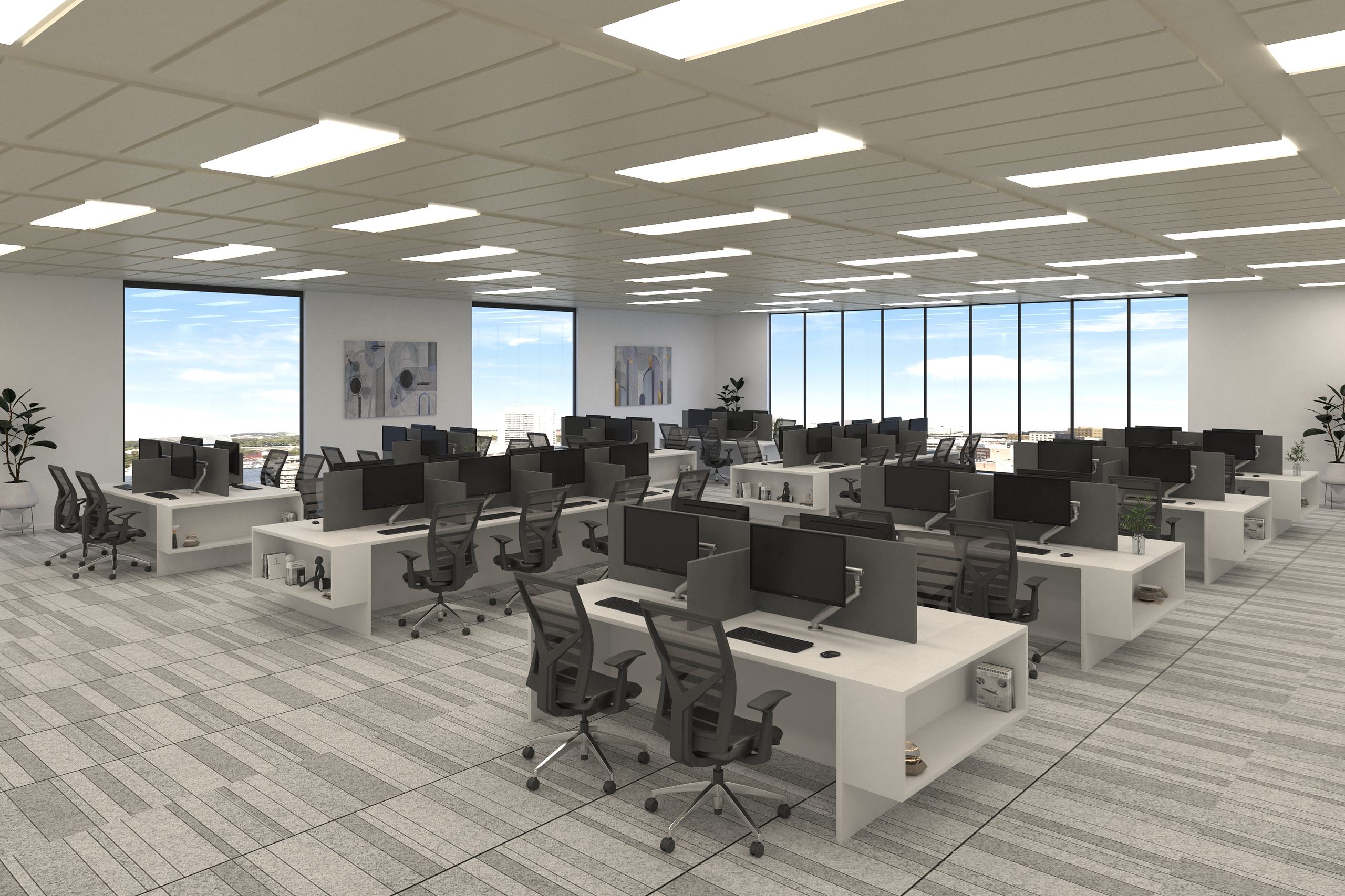 Cubicle Offices | VIRTUAL STAGING CATALOG
