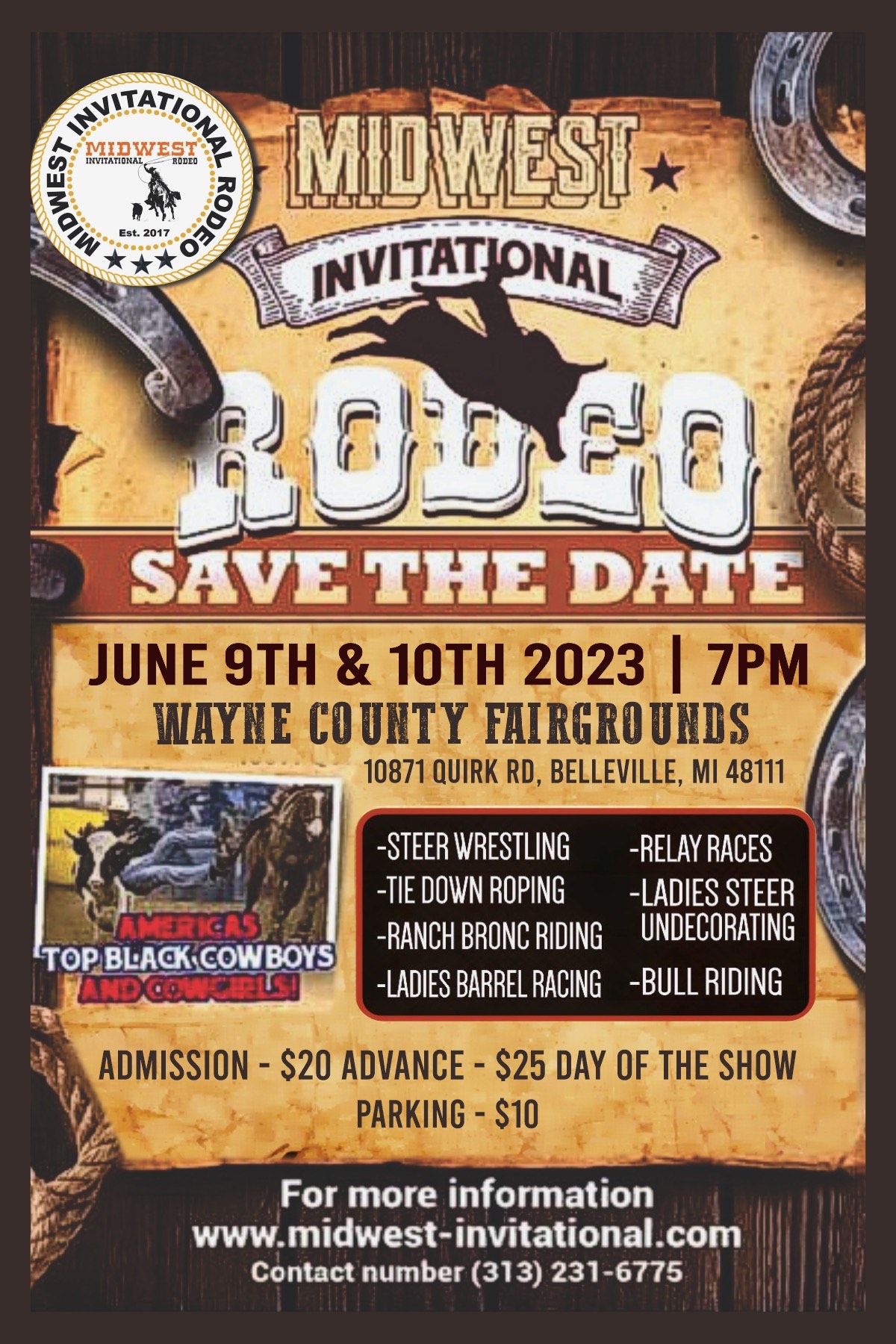 Upcoming Shows | Midwest Invitational Rodeo